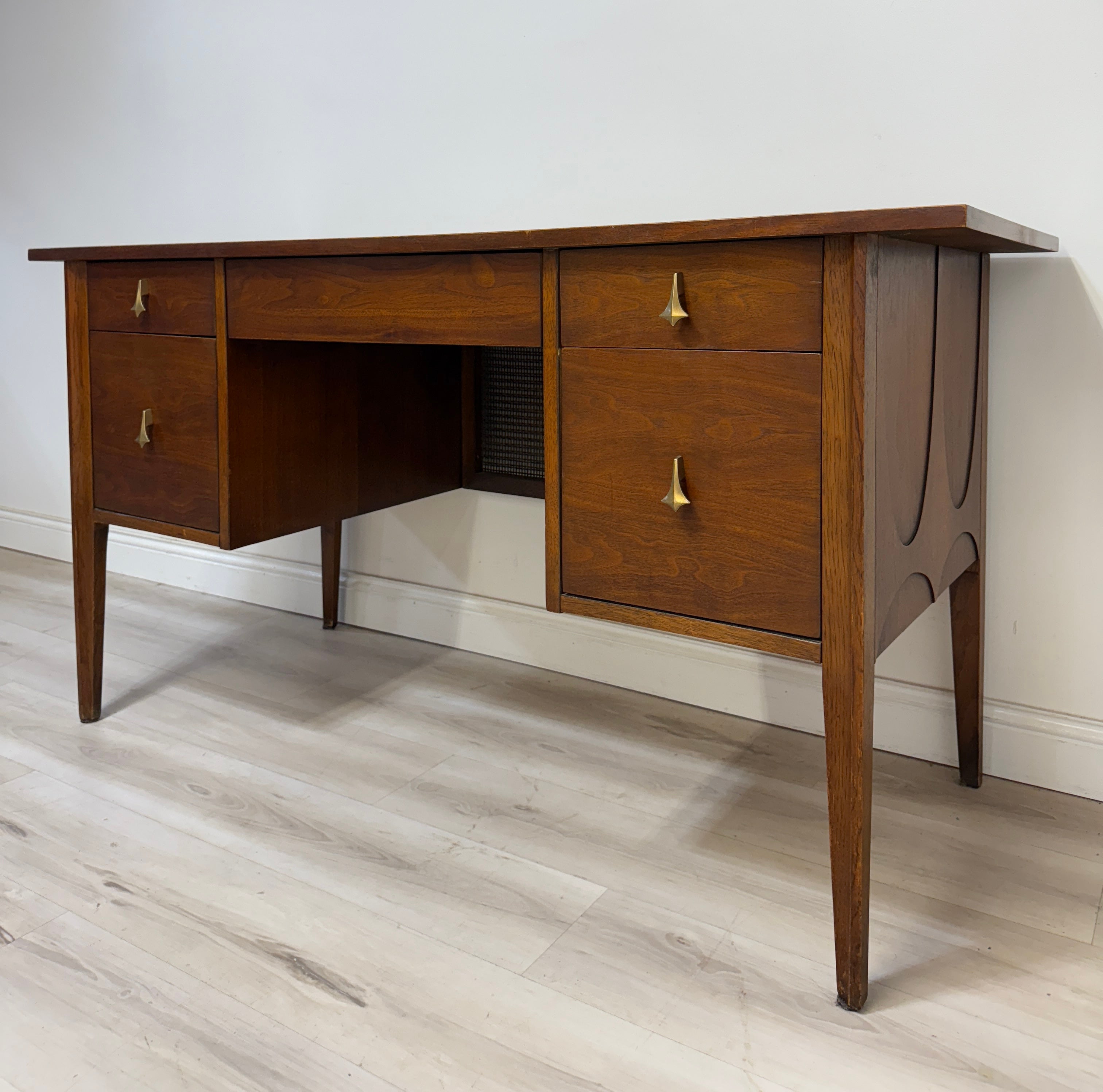 PENDING: Mid Century Modern Broyhill Brasilia desk | DankerDesigns, LLC.